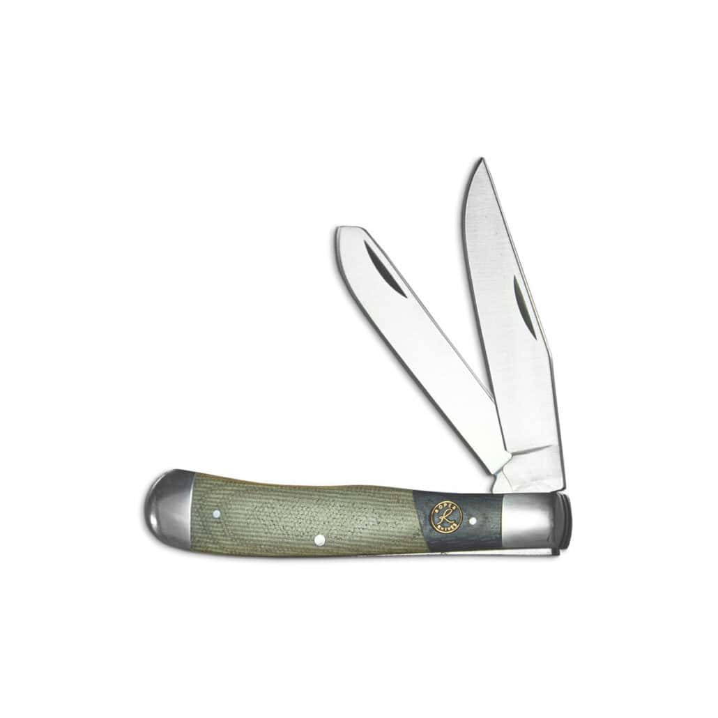 Roper Trapper Rattler Micarta Knives - American Buffalo Knife & Tool